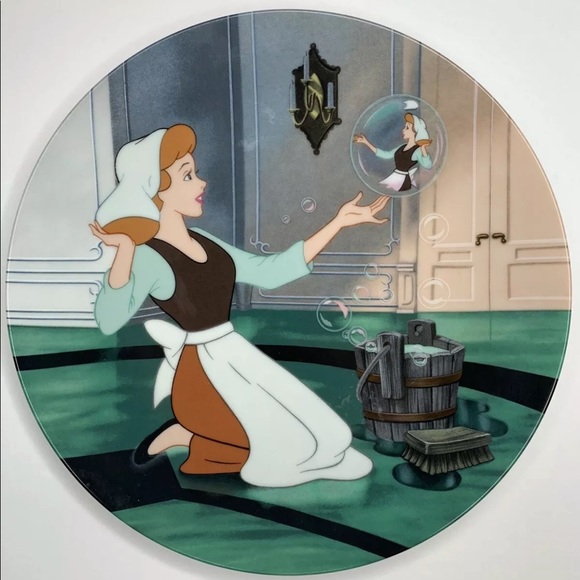 Vintage | Dining | Walt Disney Cinderella Plate | Poshmark